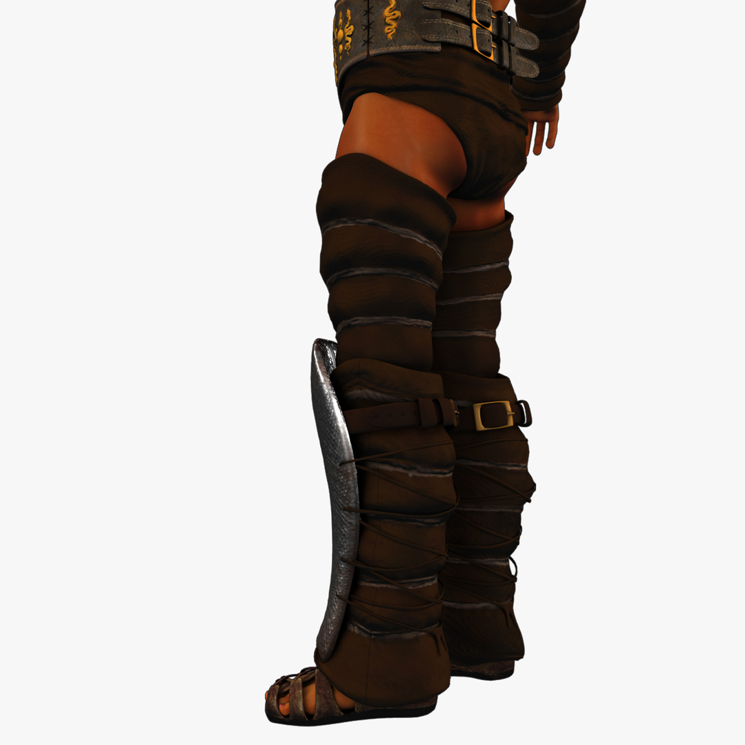 roman gladiator armor set 3d obj