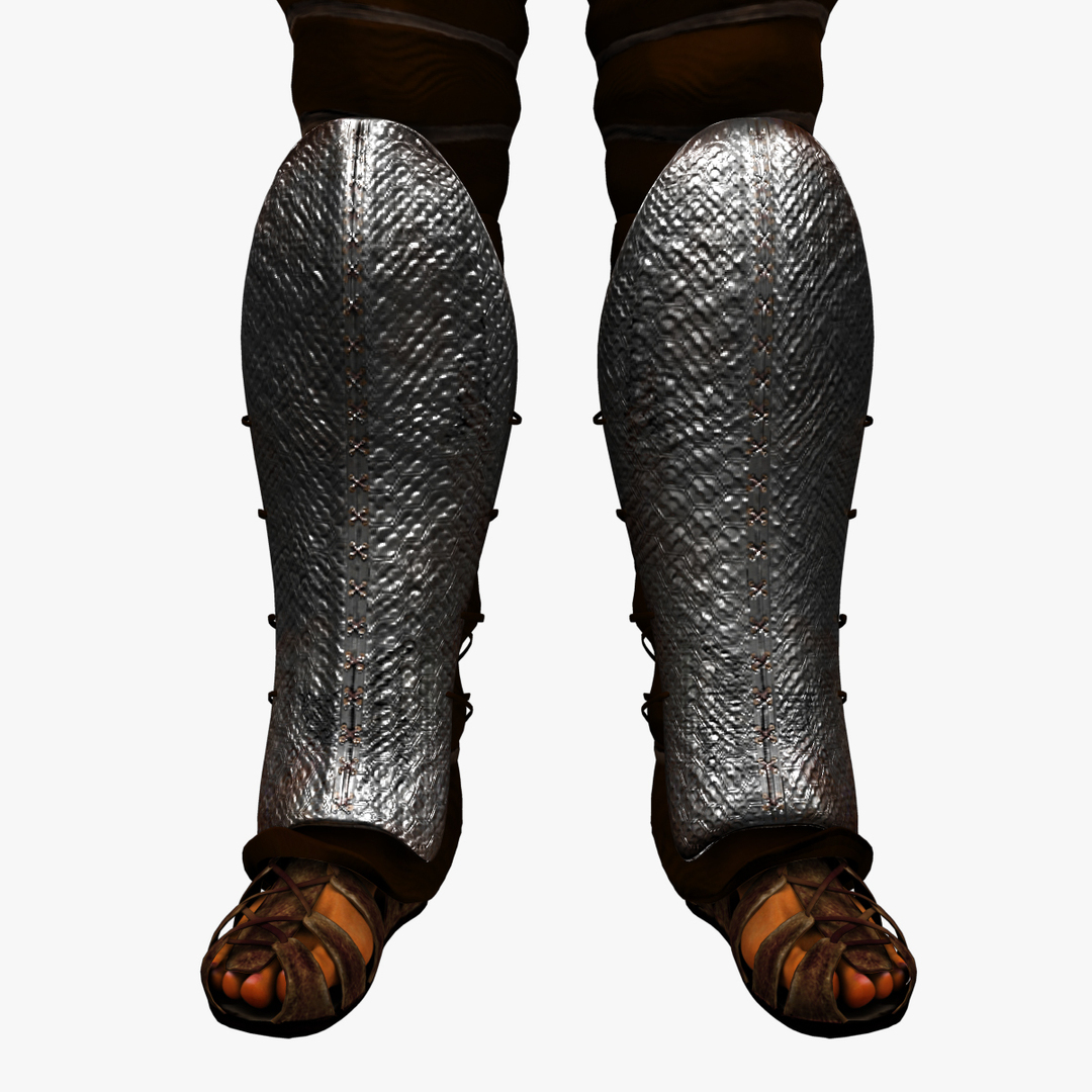 roman gladiator armor set 3d obj