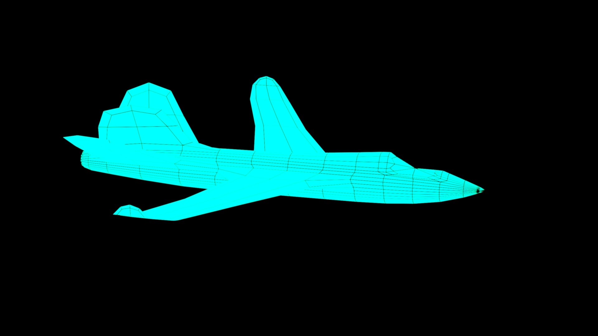 Airplane Low-Poly 3D Model - TurboSquid 2156762
