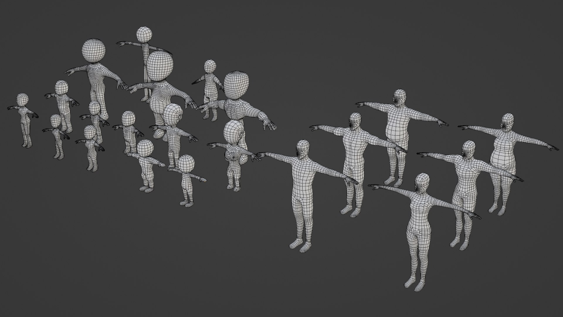Stickman Pack 3D Model - TurboSquid 2019026