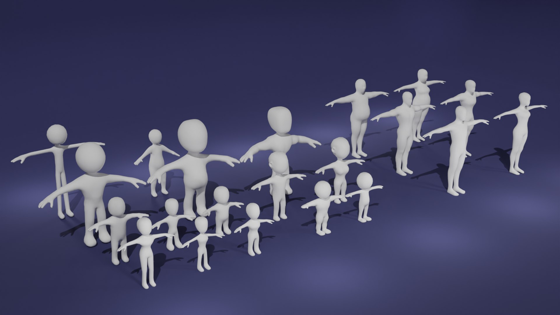 Stickman Pack 3D Model - TurboSquid 2019026