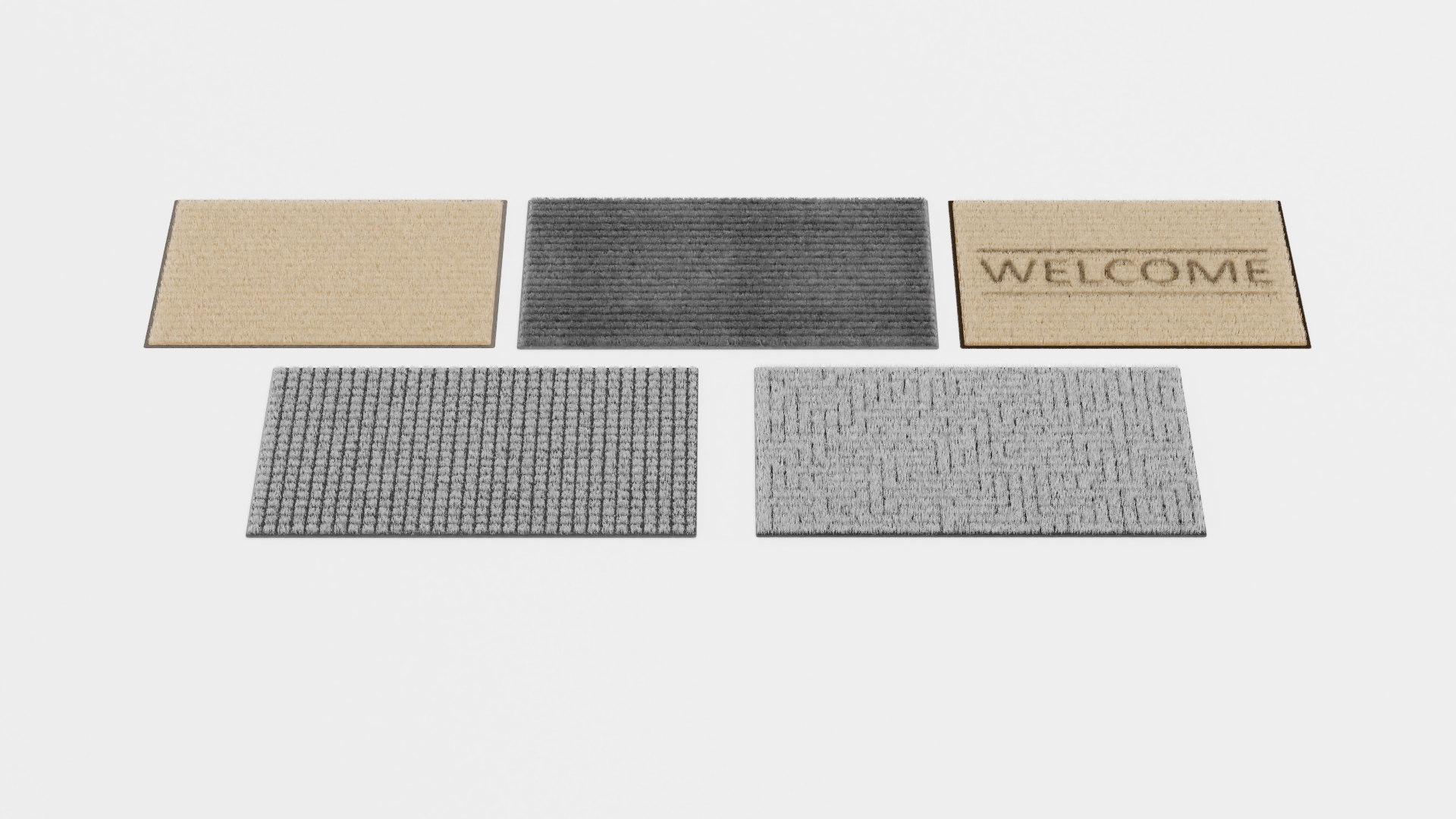 3D Doormats Pbr Fibers - TurboSquid 1459526