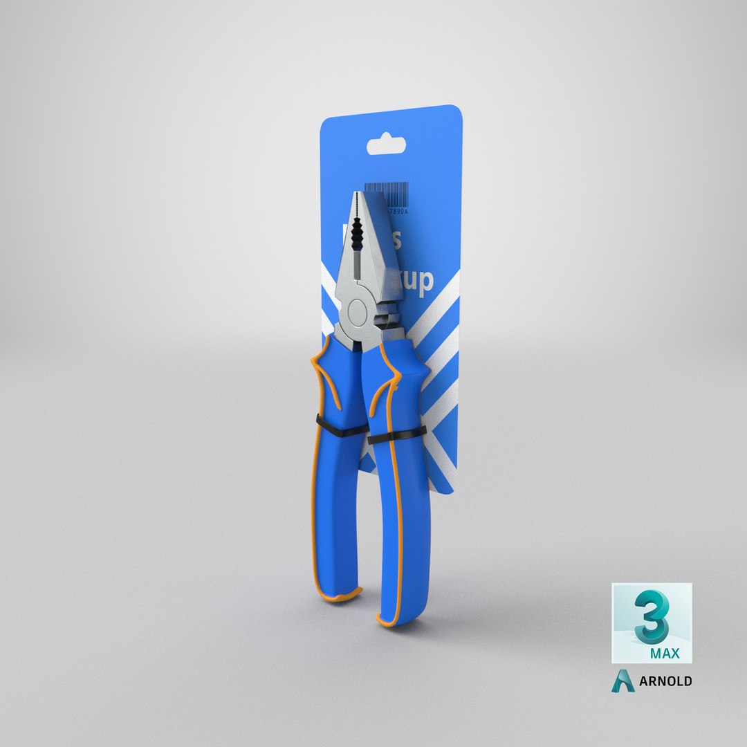Pliers Packaging 3D Model - TurboSquid 1657949