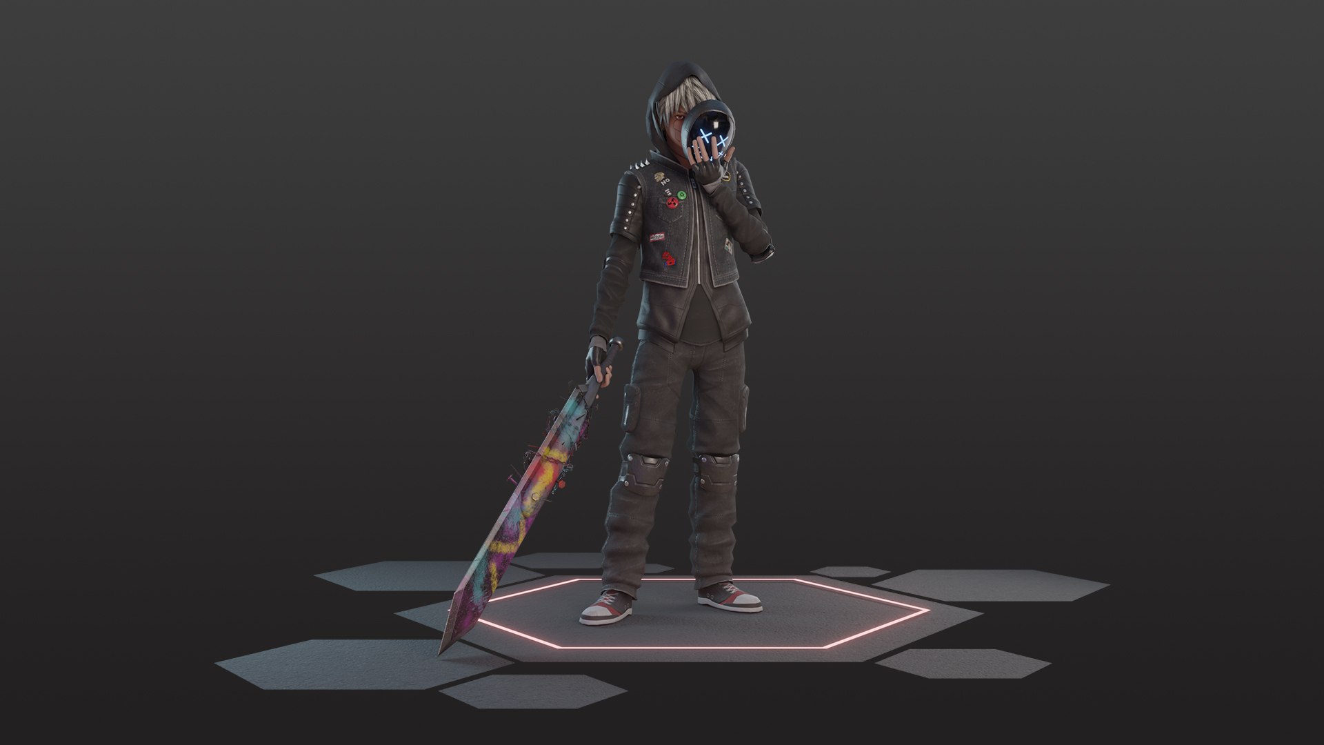 3D Fantasy Cool Guy With Sword UE5 And Blendfile - TurboSquid 1989951