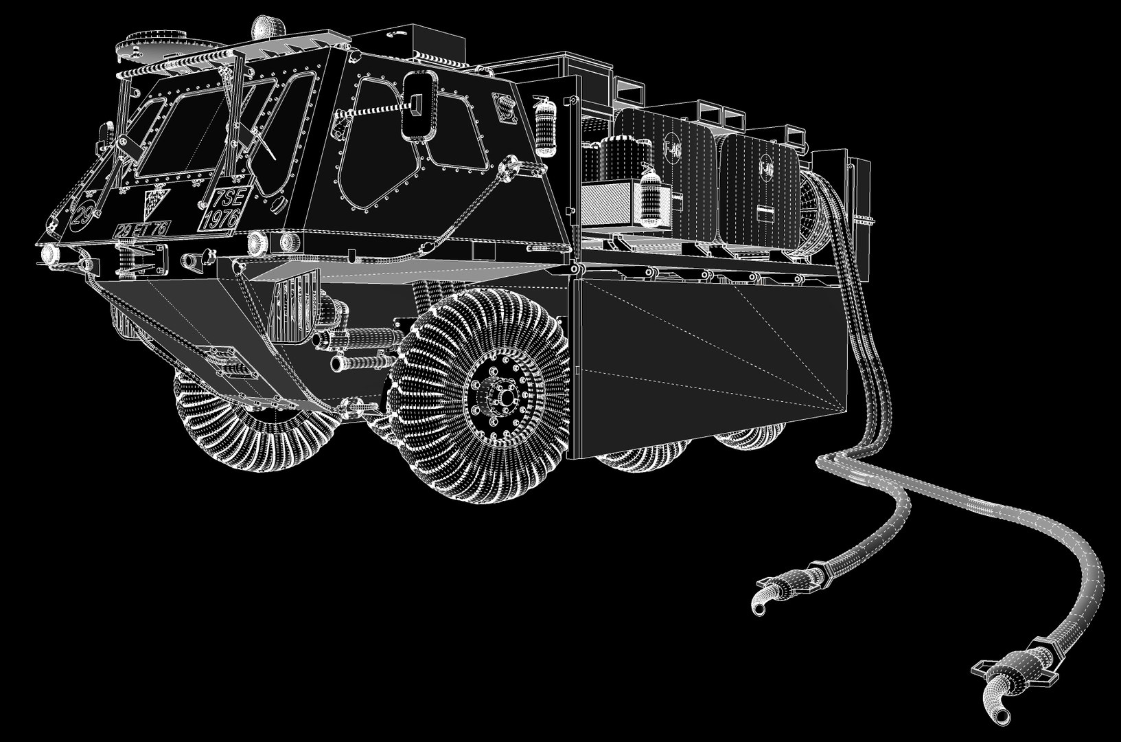 British Alvis Stalwart Amphibious 3D Model - TurboSquid 1695193