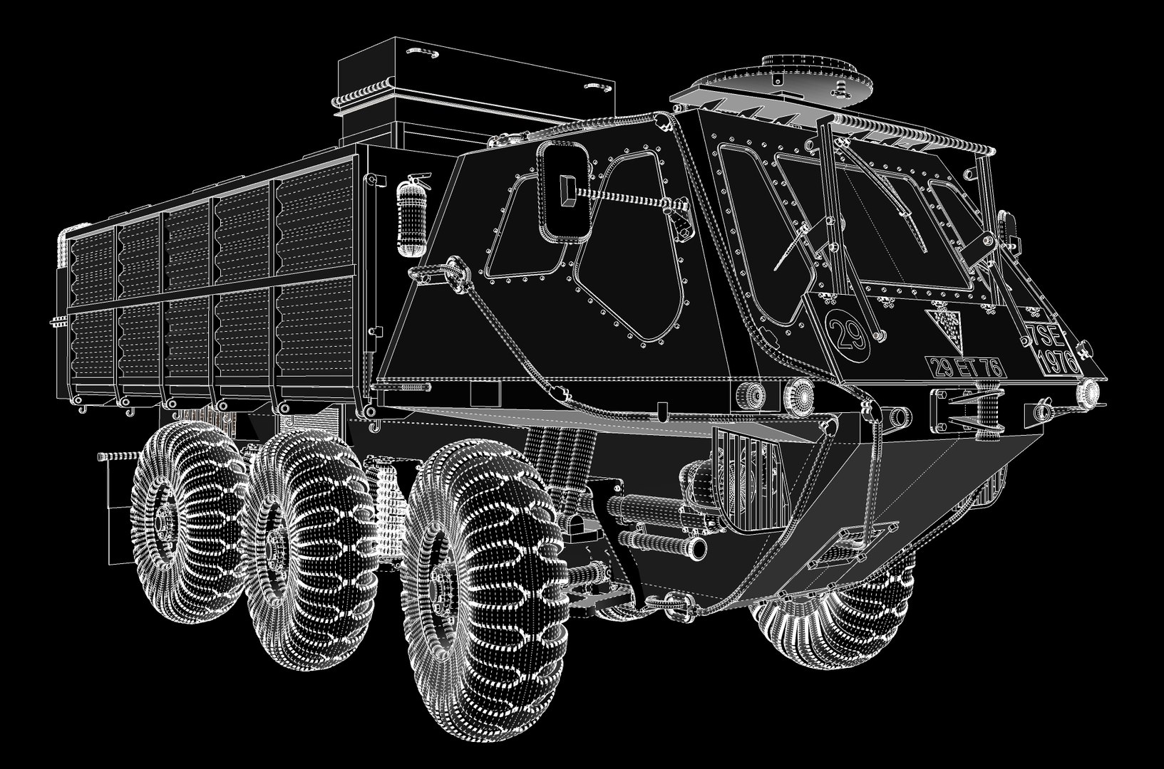 British Alvis Stalwart Amphibious 3D Model - TurboSquid 1695193