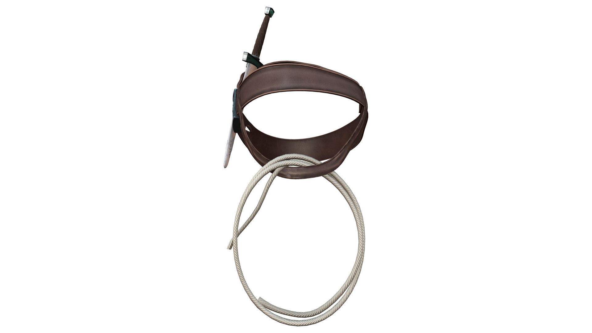 Ottoman Belt With Dagger And Rope 3D Model - TurboSquid 2072436