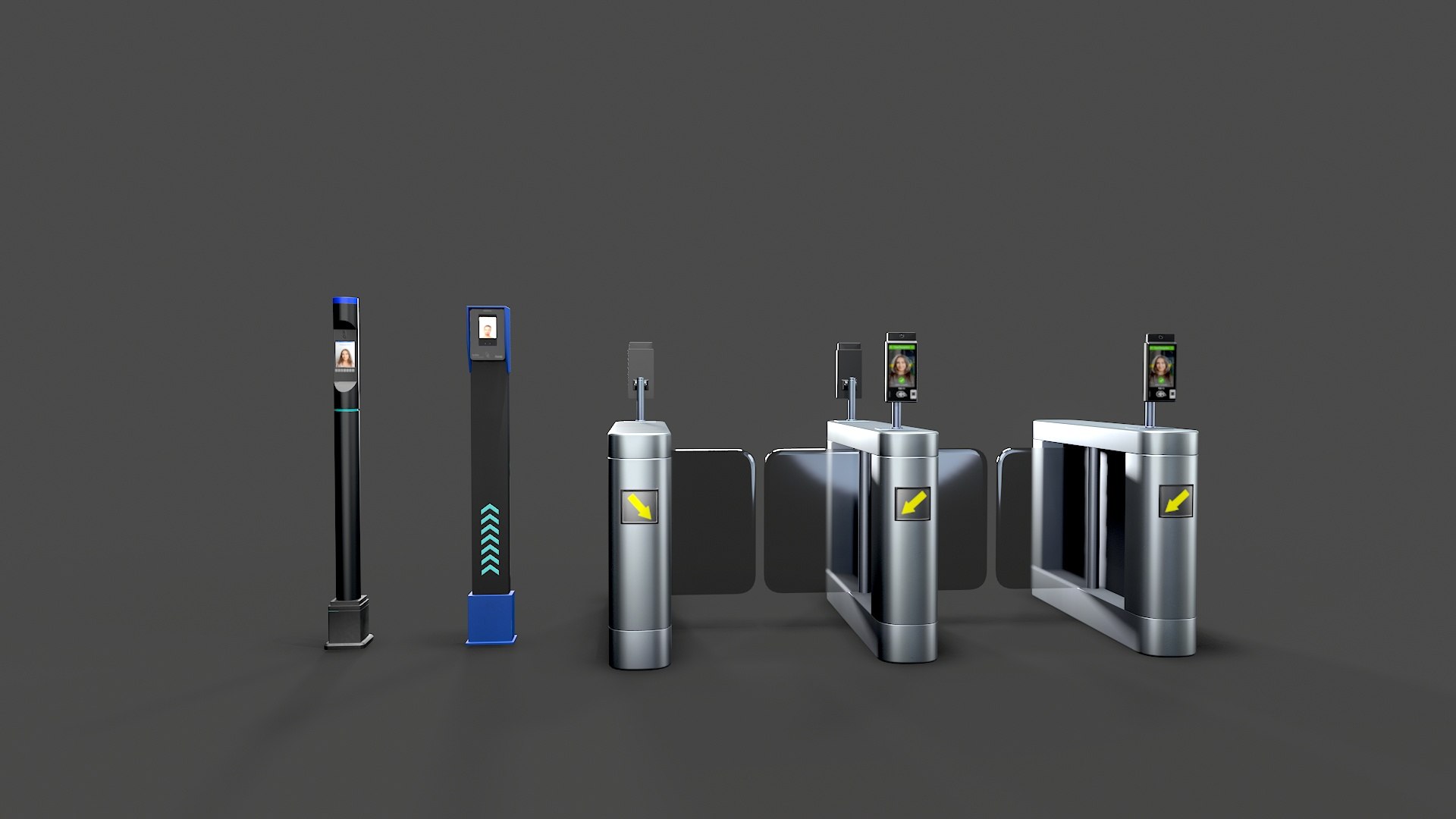 Face Recognition Thermometer 3D - TurboSquid 2420205