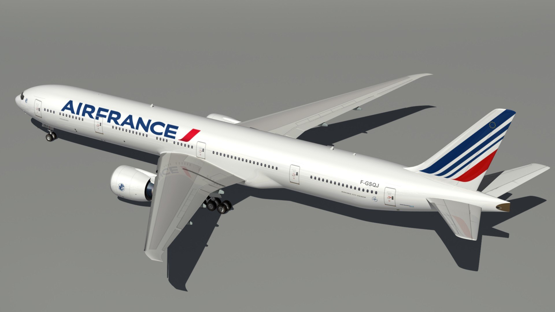 Boeing 777 300ER Air France 3D Model - TurboSquid 1895311
