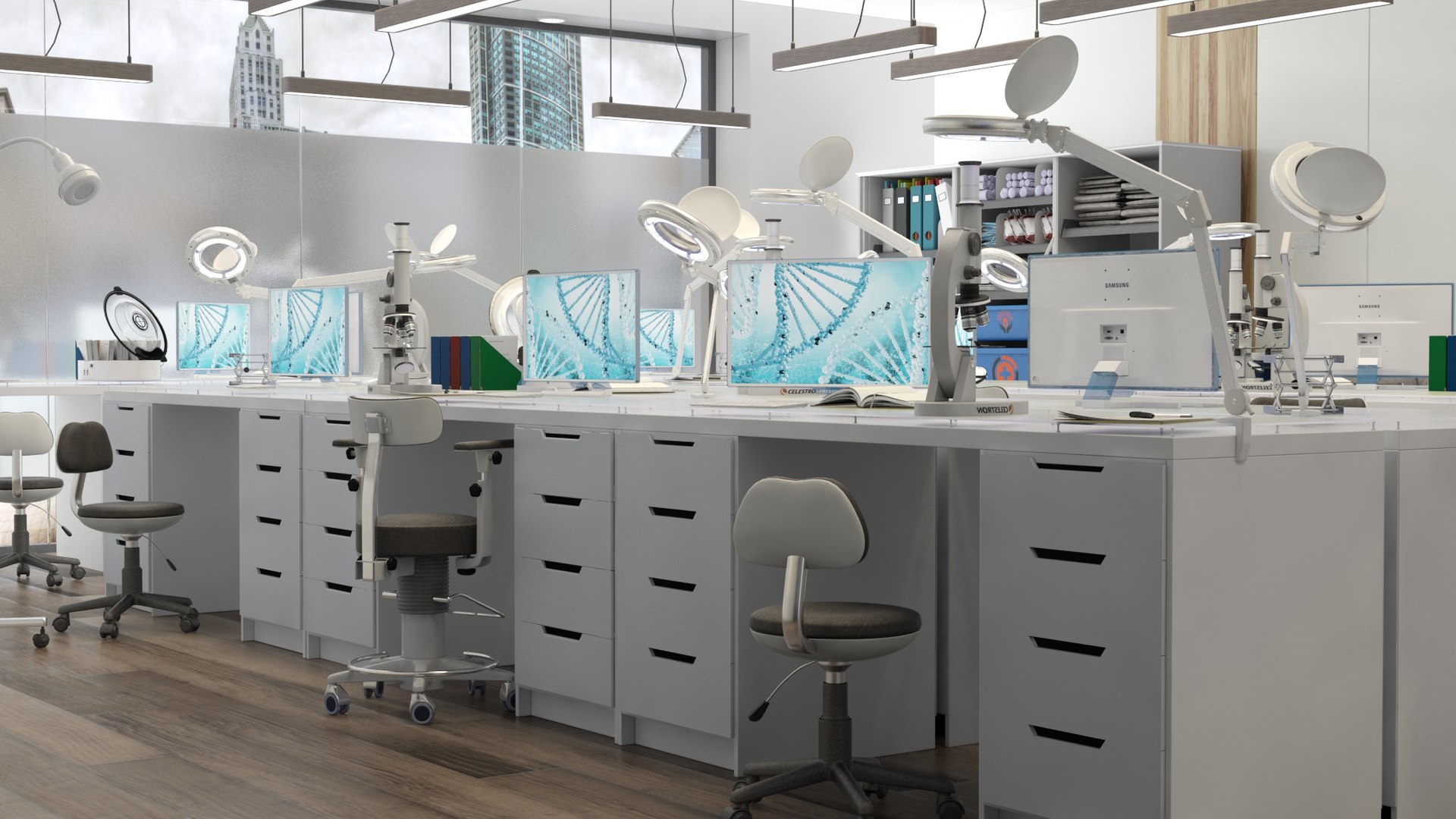 3D Scientific Laboratory Modern - TurboSquid 1469422