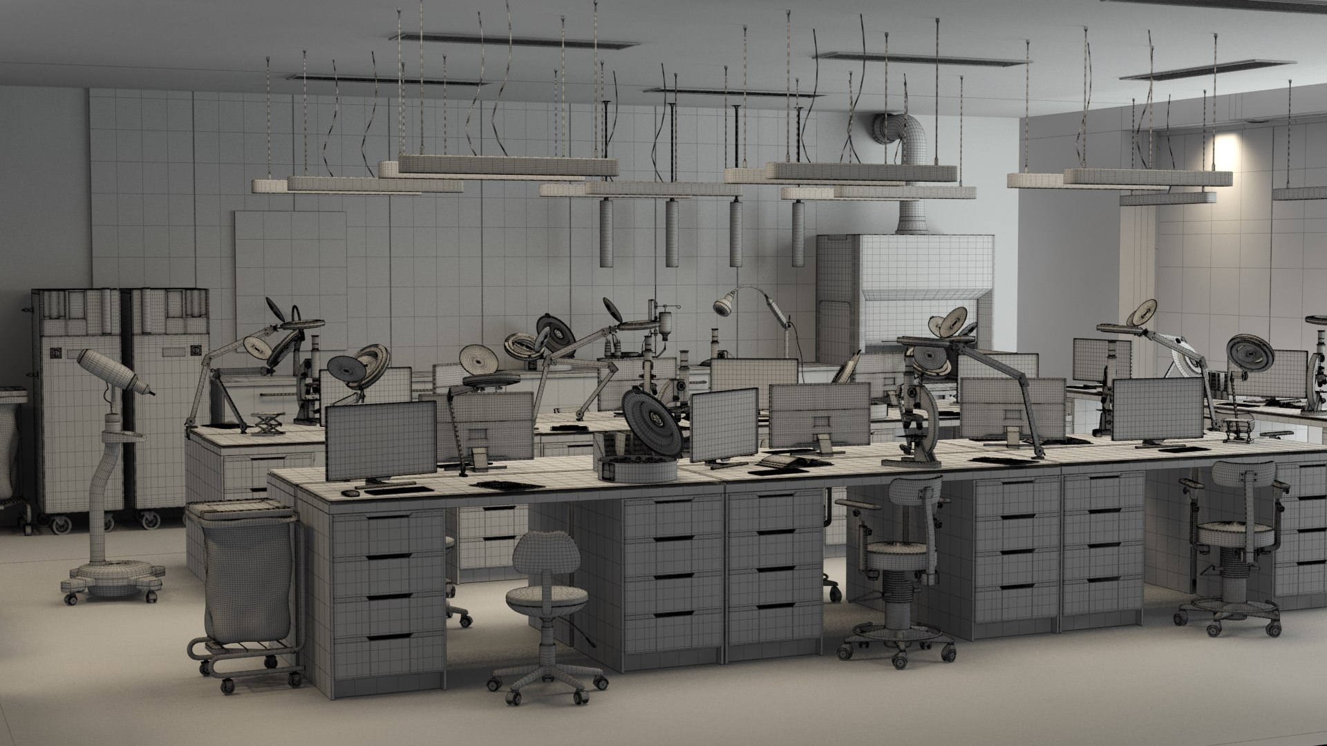 3D Scientific Laboratory Modern - TurboSquid 1469422