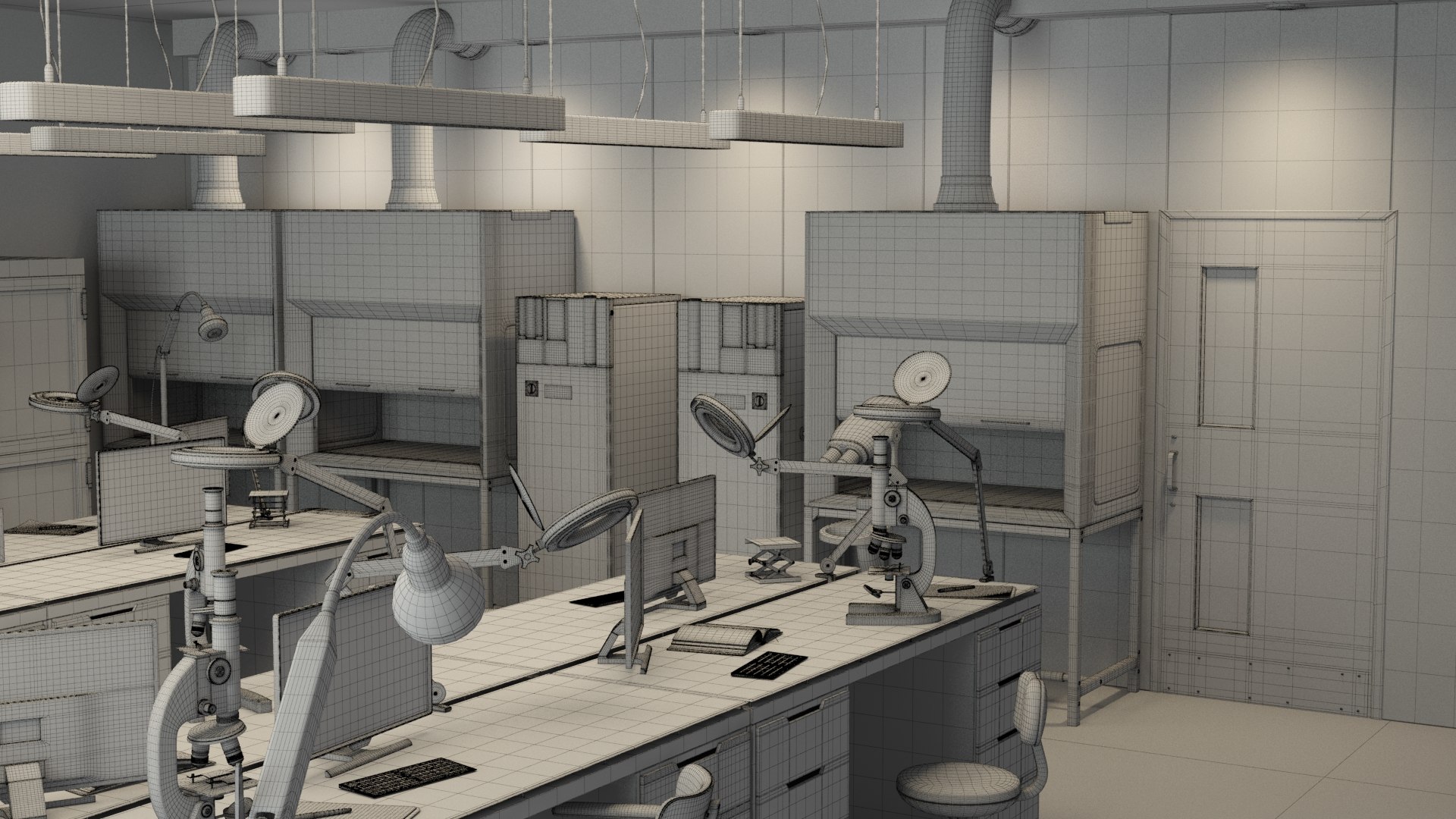 3D Scientific Laboratory Modern - TurboSquid 1469422