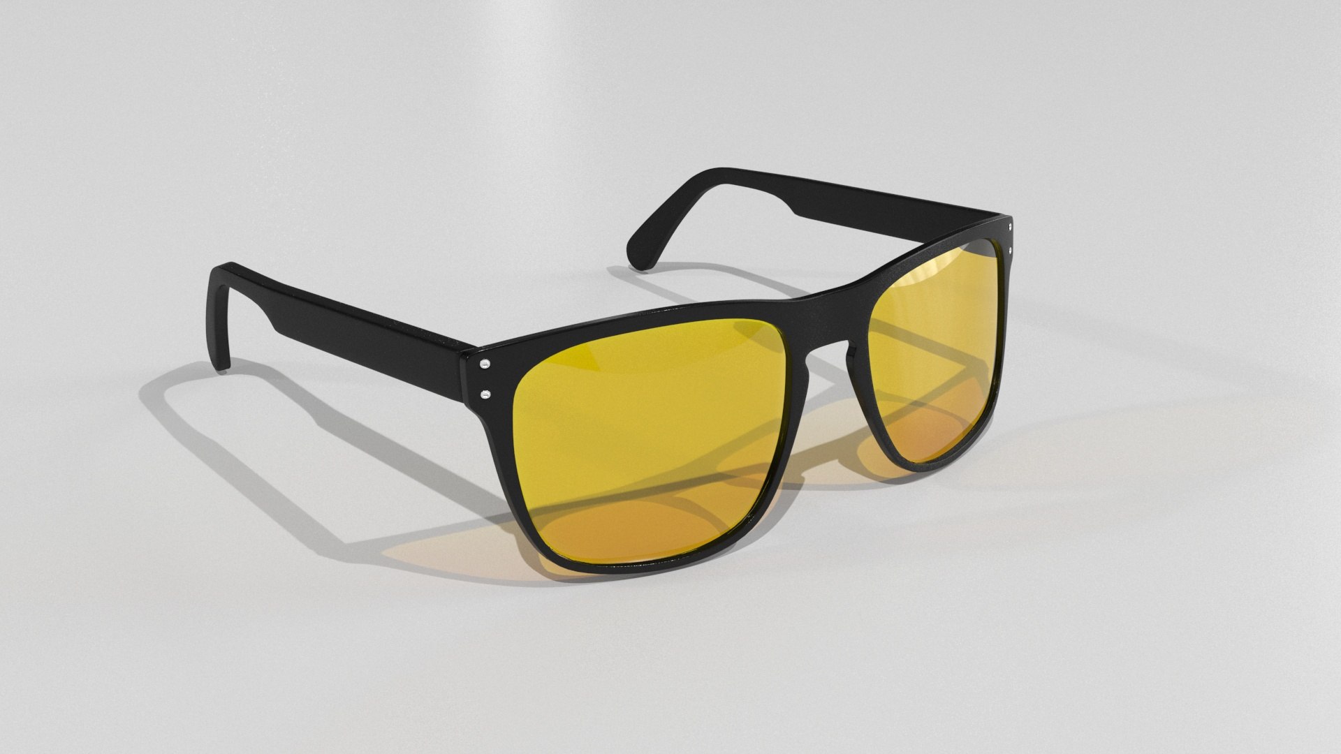 Yellow Sunglasses 3D Model - TurboSquid 1903243