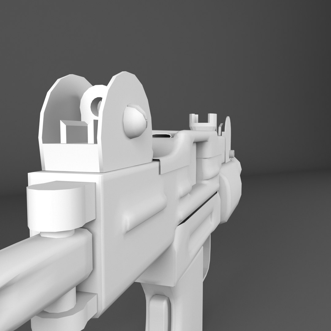 3D uzi weapon - TurboSquid 1212235