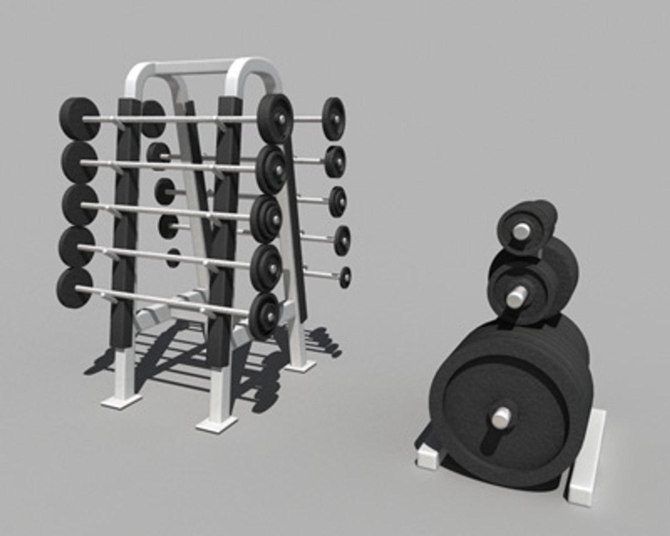 3d Weight Set Model