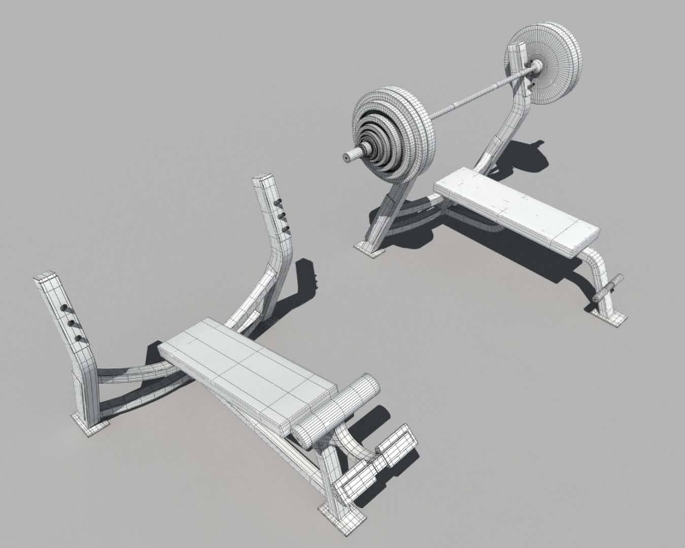 3d Weight Set Model