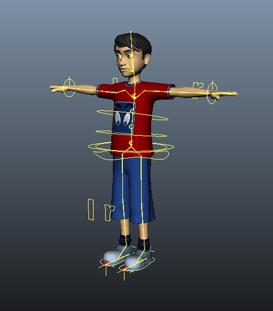 3D Toby Rigged Character Model | 1145513 | TurboSquid