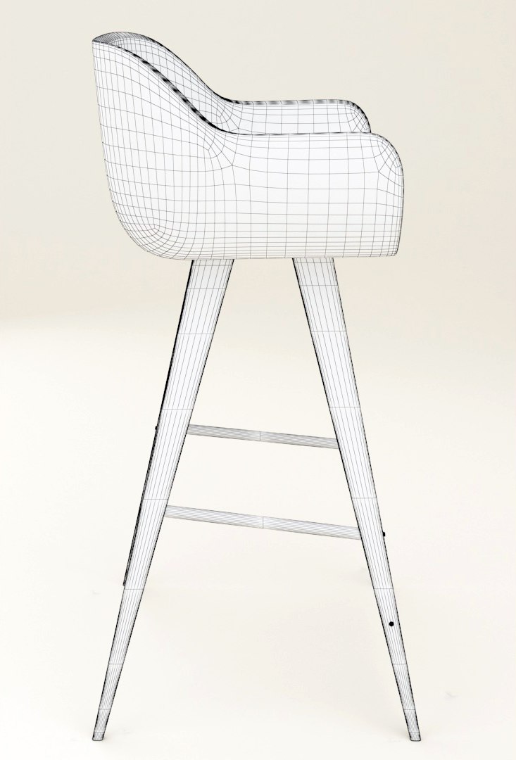 3D Bar Chair - TurboSquid 1527584