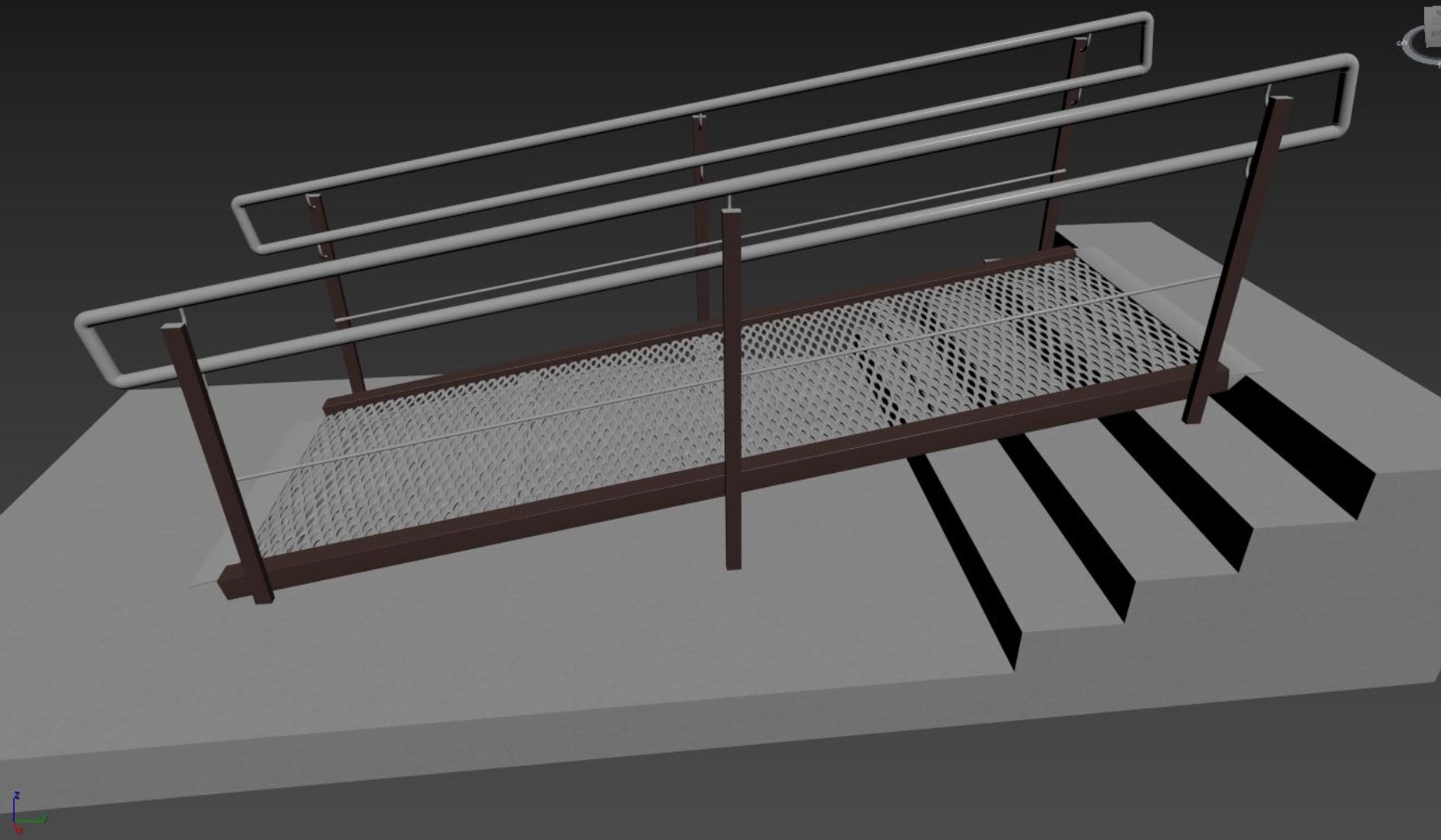 Metal Ramp 3D Model - TurboSquid 2075657