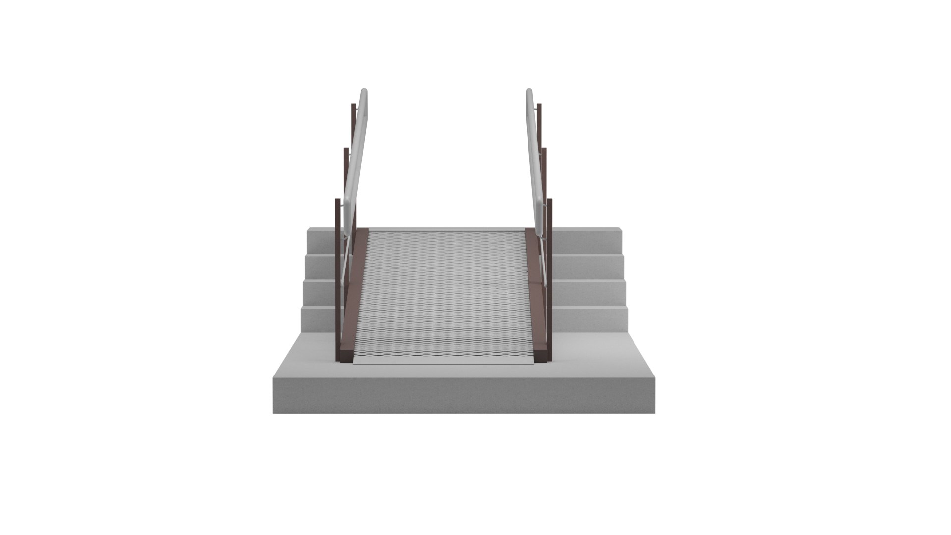 Metal Ramp 3D Model - TurboSquid 2075657
