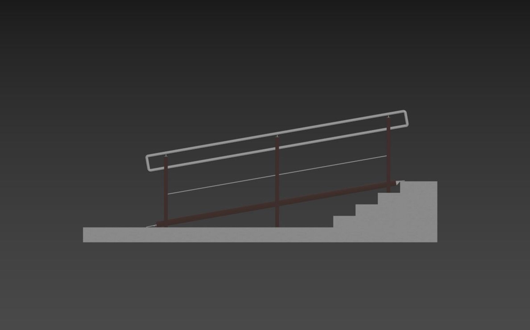 Metal Ramp 3D Model - TurboSquid 2075657