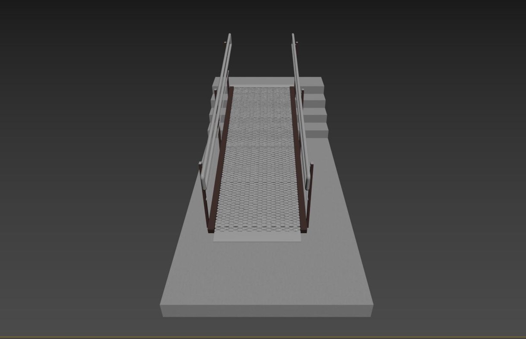 Metal Ramp 3D Model - TurboSquid 2075657