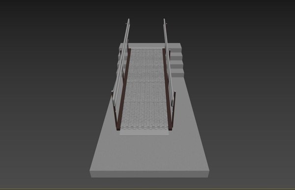 modelo 3d Rampa metálica - TurboSquid 2075657