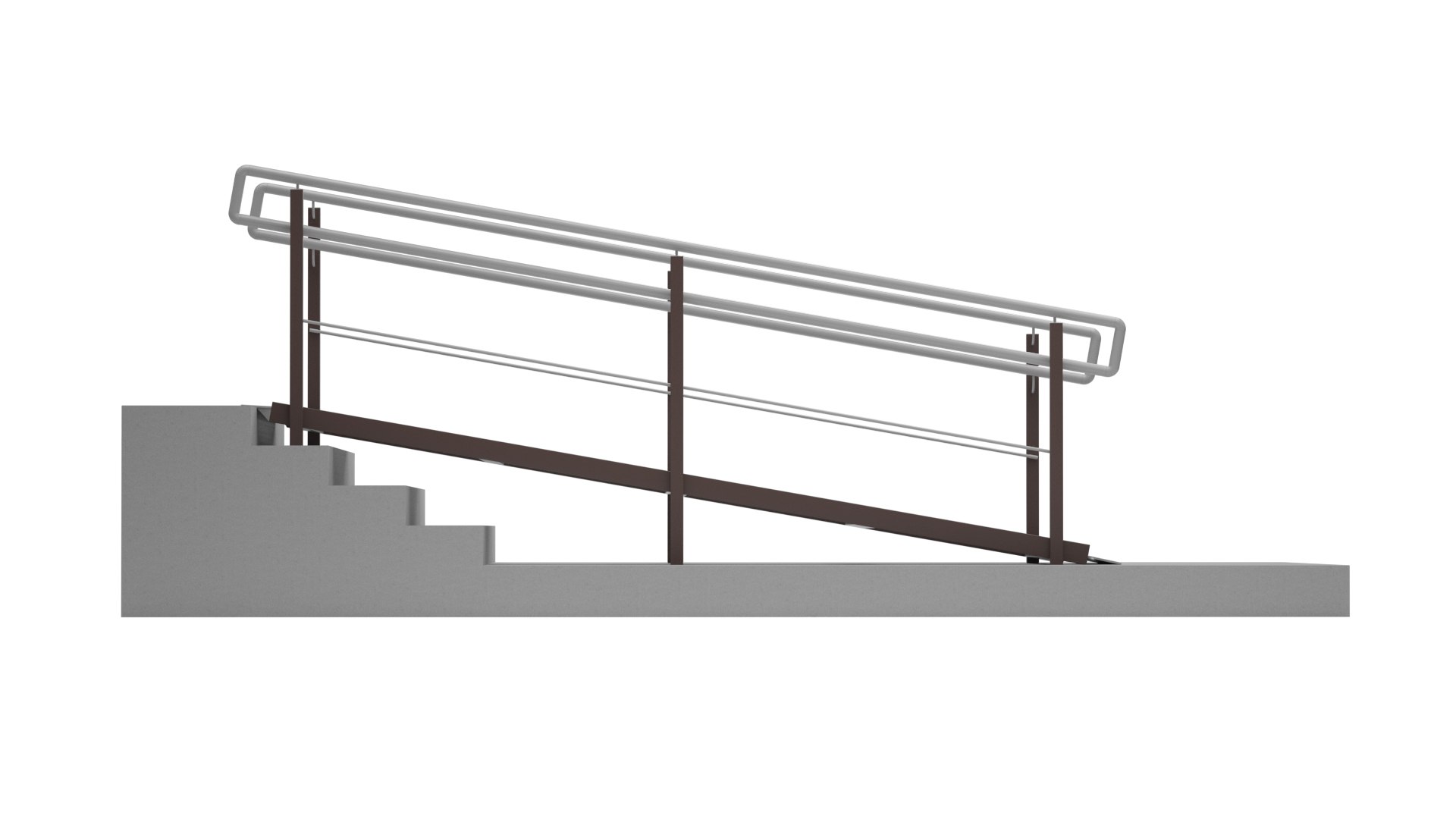 Metal Ramp 3D Model - TurboSquid 2075657