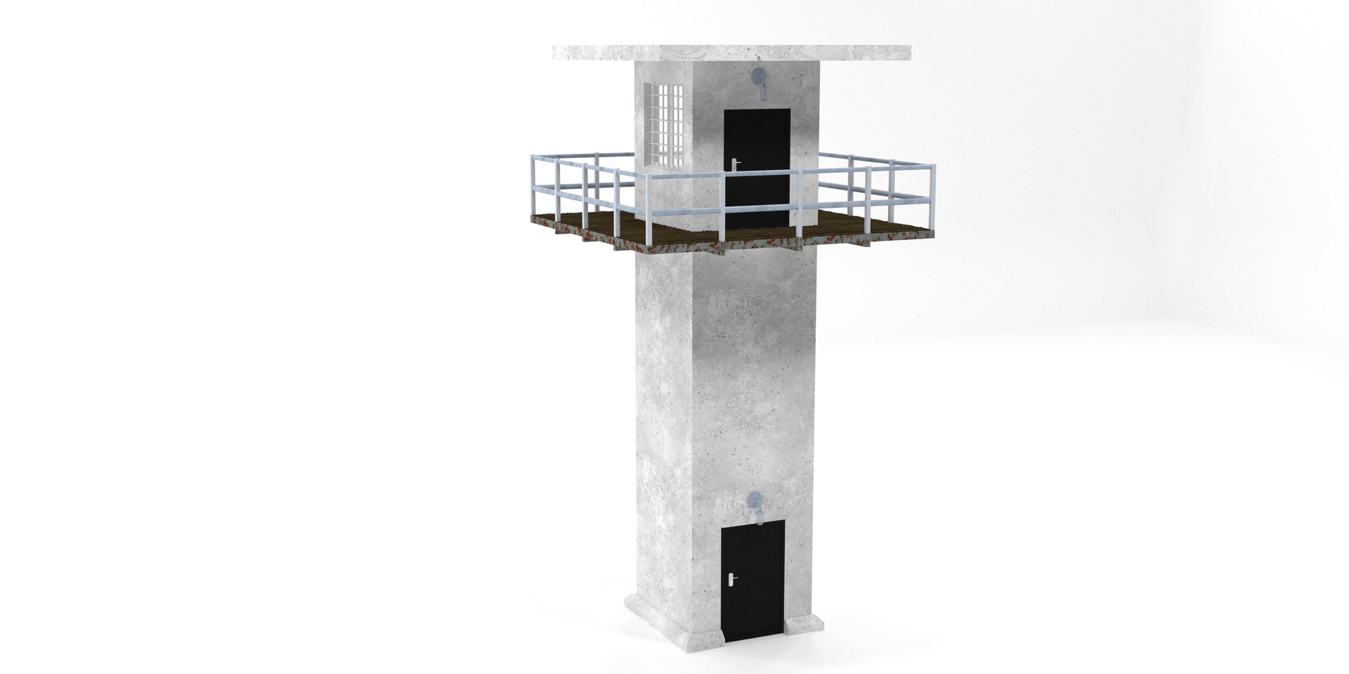 3D Military Tower - TurboSquid 1991620