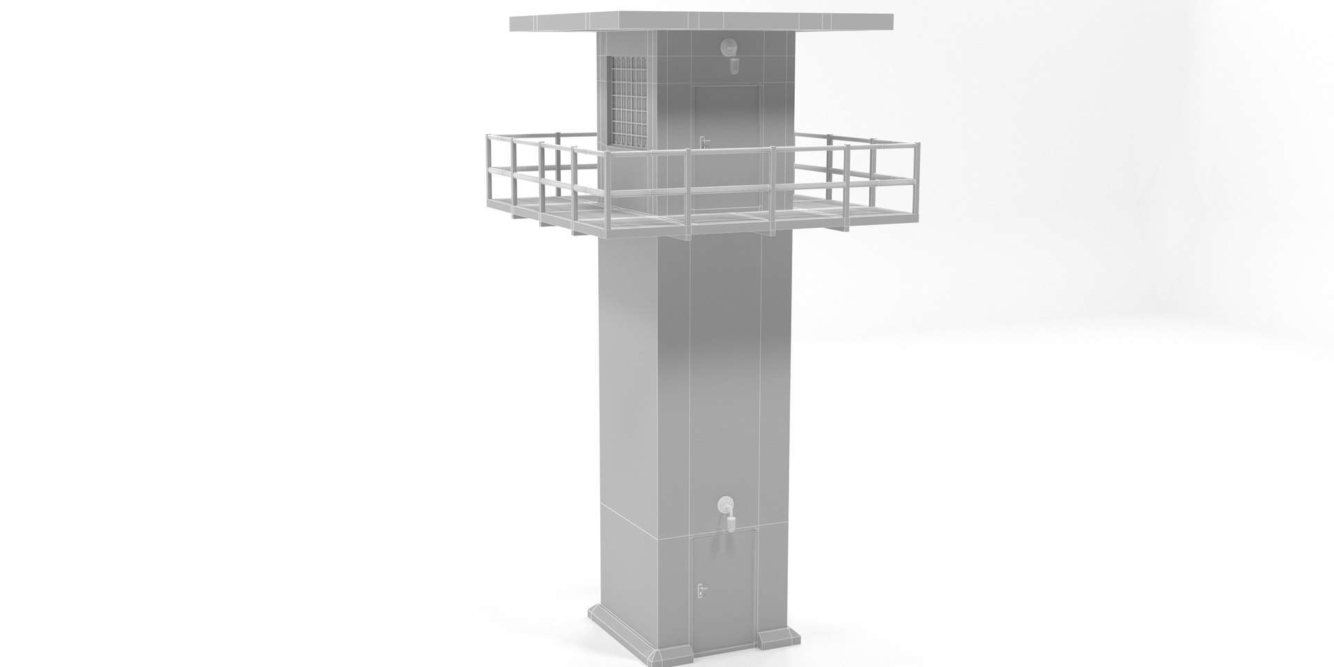 3D Military Tower - TurboSquid 1991620
