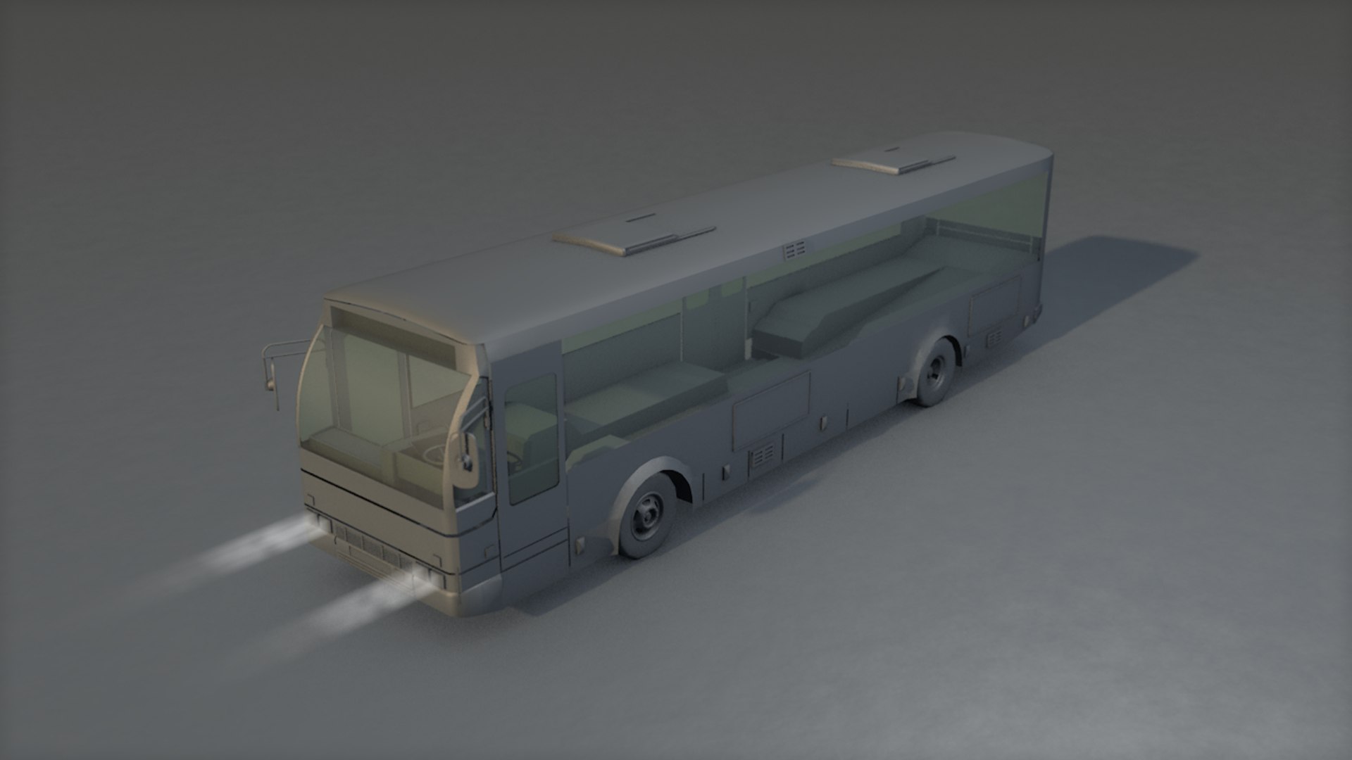3D Model Emt Red Bus - TurboSquid 1472860