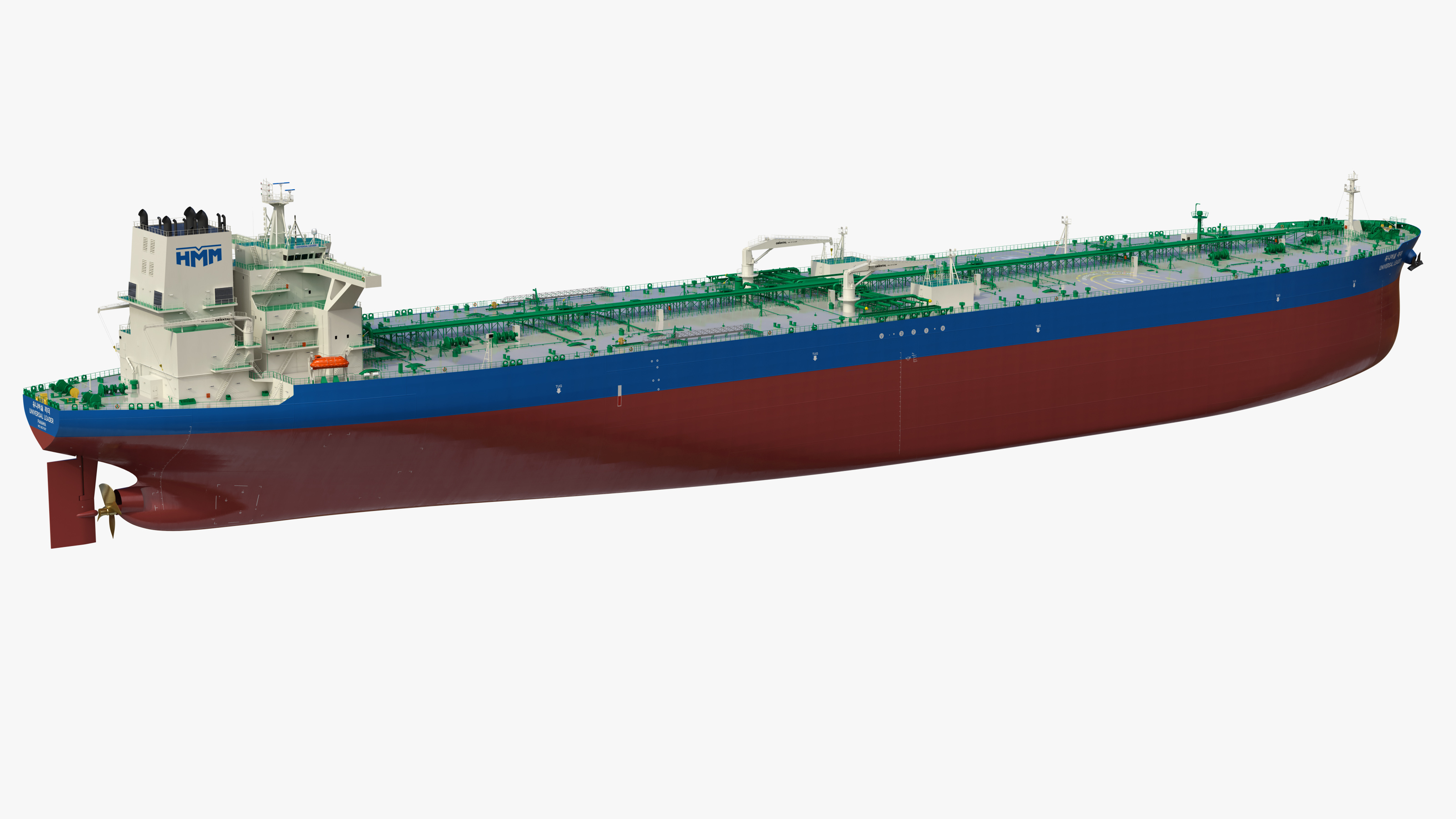 3D HMM Universal Leader Oil Tanker model - TurboSquid 1733336