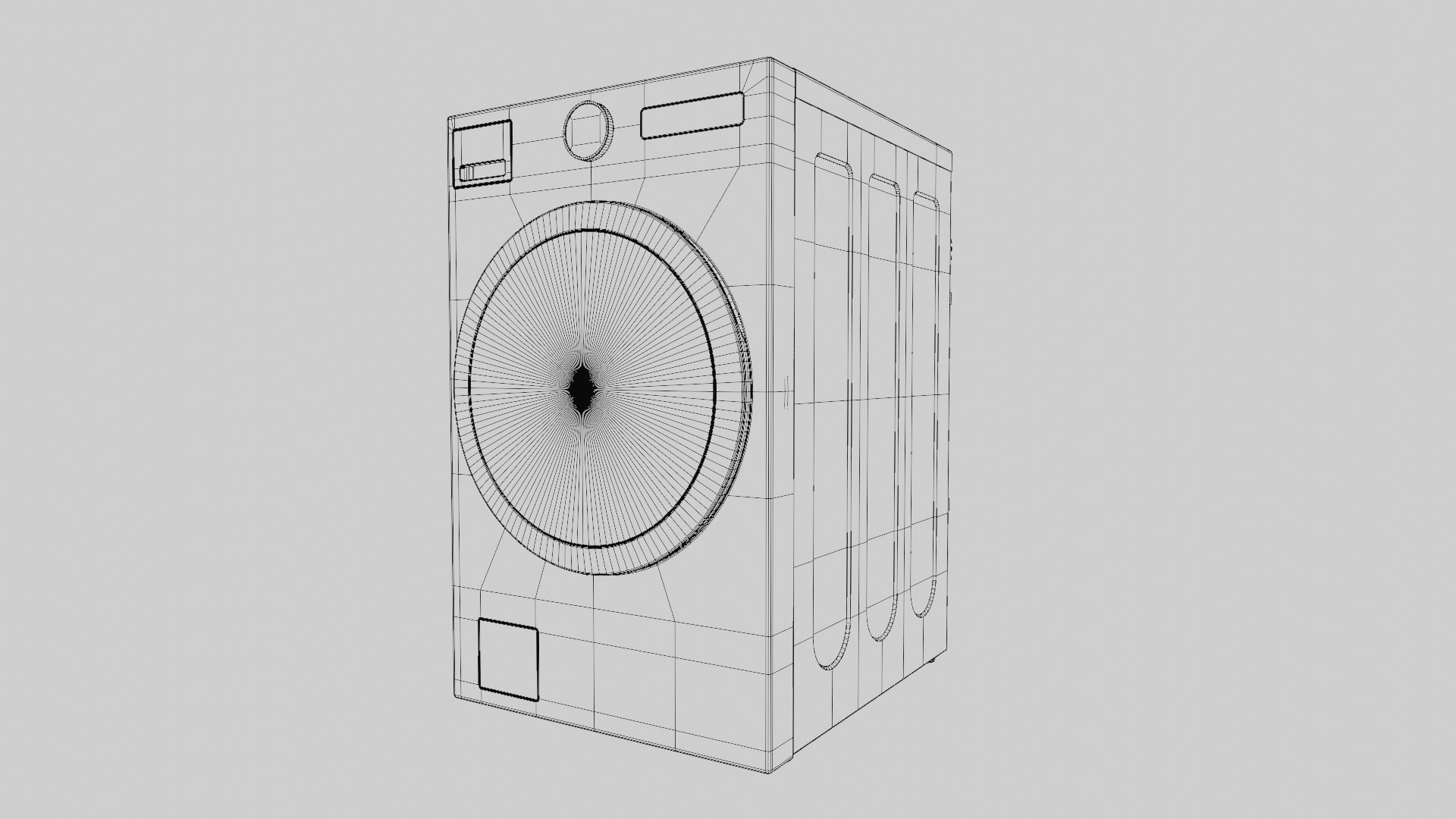 3D Model Washer Dryer Combo - TurboSquid 2256561