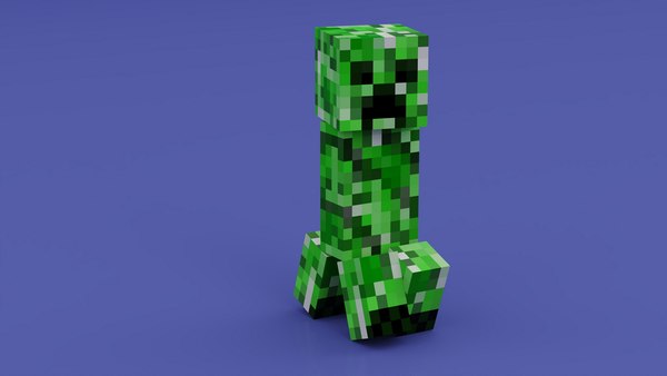 modelo 3d Personaje Creeper de Minecraft - TurboSquid 2292418