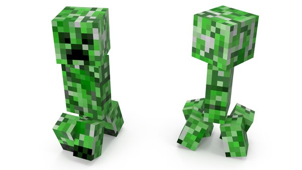 modelo 3d Personaje Creeper de Minecraft - TurboSquid 2292418