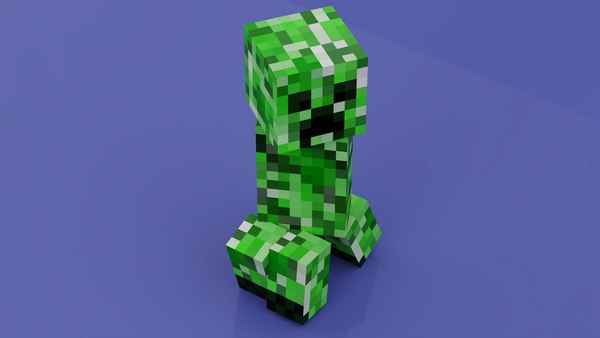 modelo 3d Personaje Creeper de Minecraft - TurboSquid 2292418