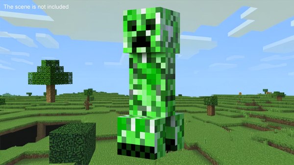modelo 3d Personaje Creeper de Minecraft - TurboSquid 2292418