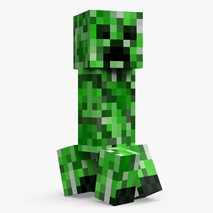 3D Minecraft Creeper Models - Browse & Download Formats - TurboSquid