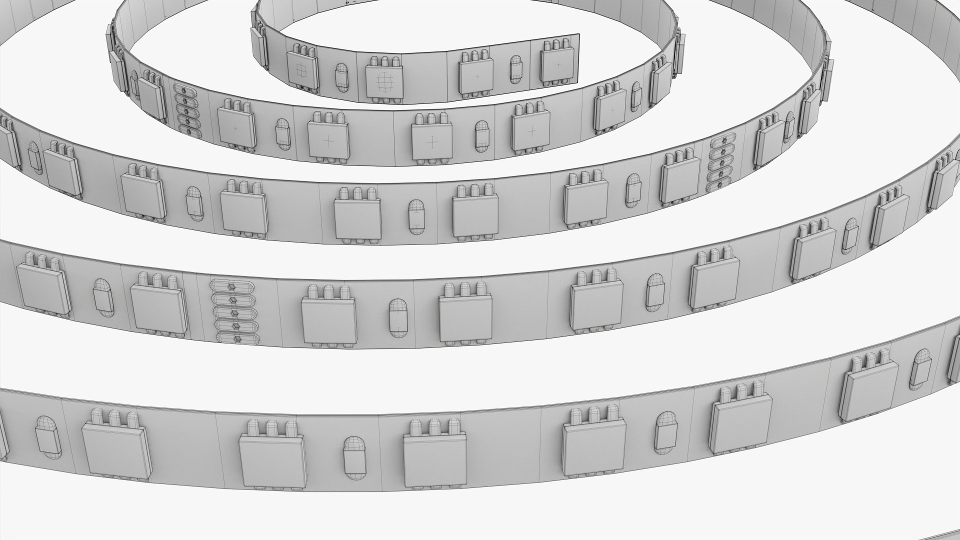 LED strip roll 3D model - TurboSquid 1811774