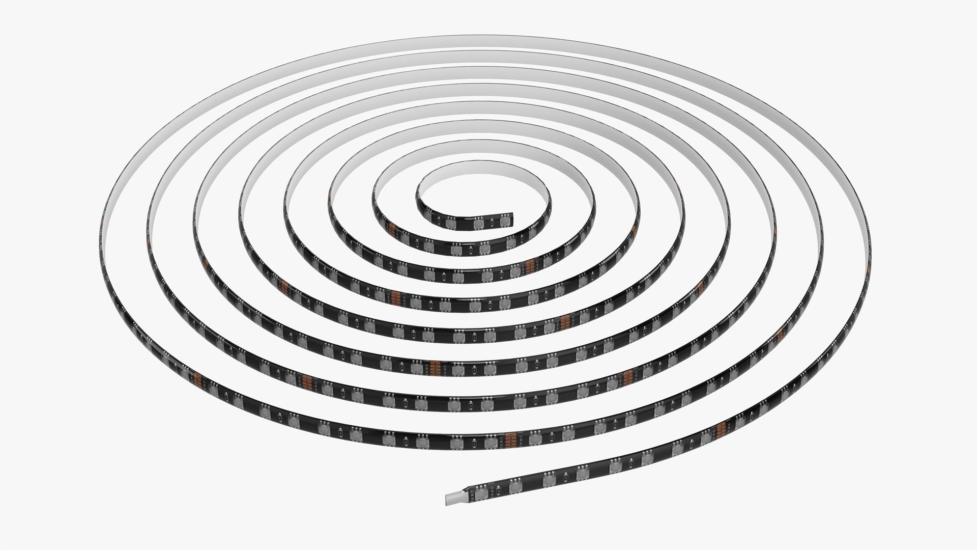 LED strip roll 3D model - TurboSquid 1811774