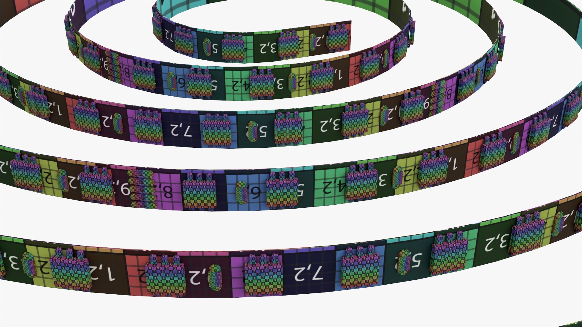 LED strip roll 3D model - TurboSquid 1811774