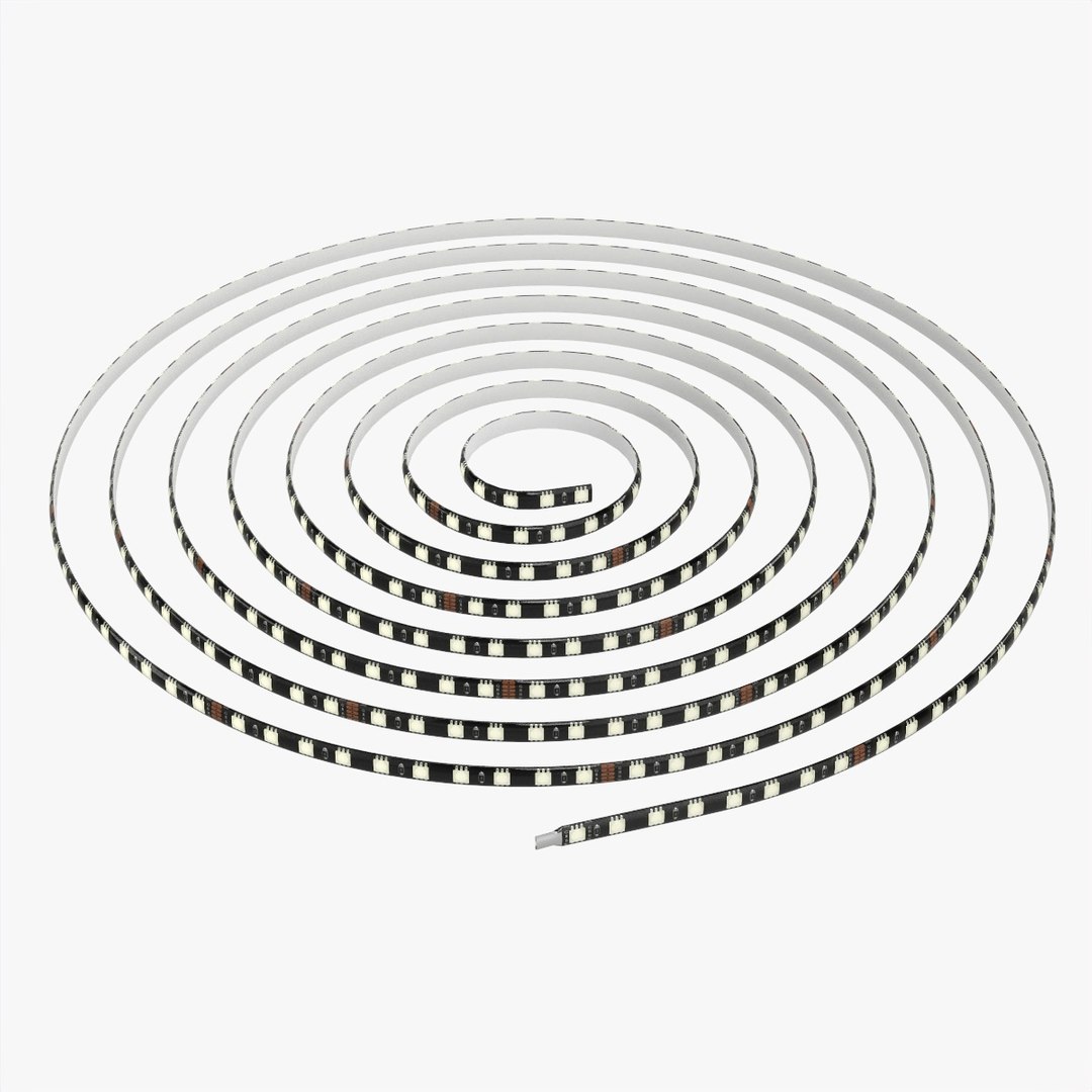 LED strip roll 3D model - TurboSquid 1811774