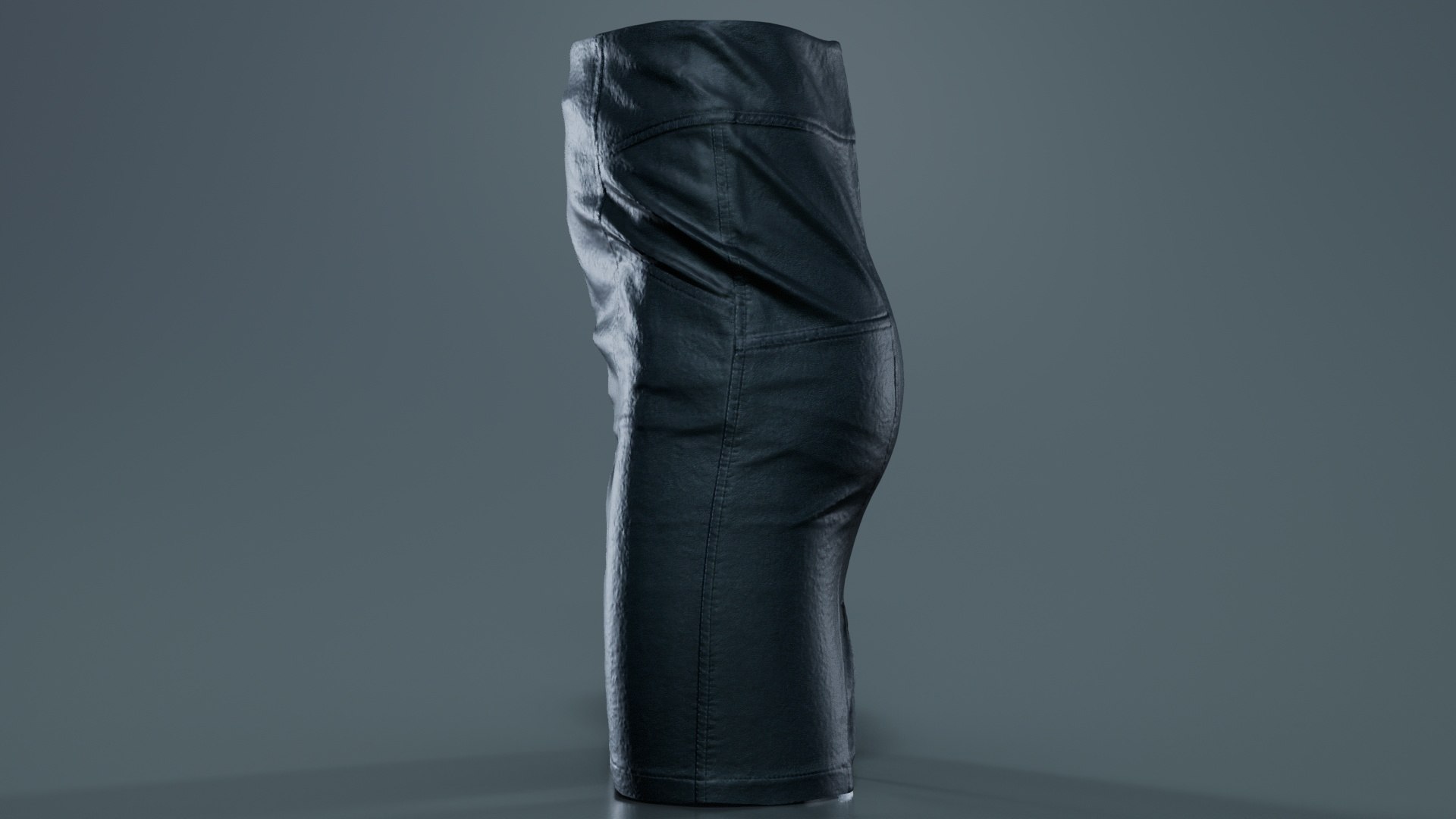 Stylish Leather Skirt Remastered Model - TurboSquid 2361671