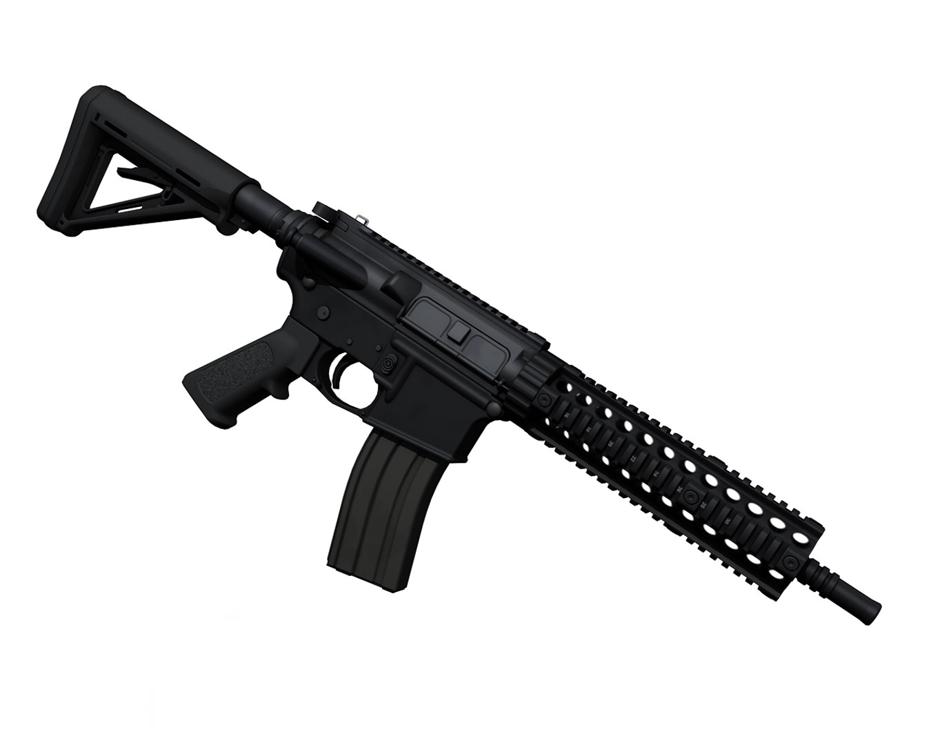 3d weapons m4 sopmod scar-h