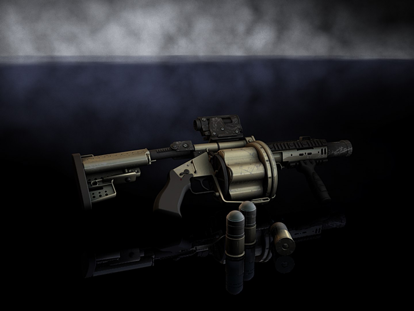 3d weapons m4 sopmod scar-h