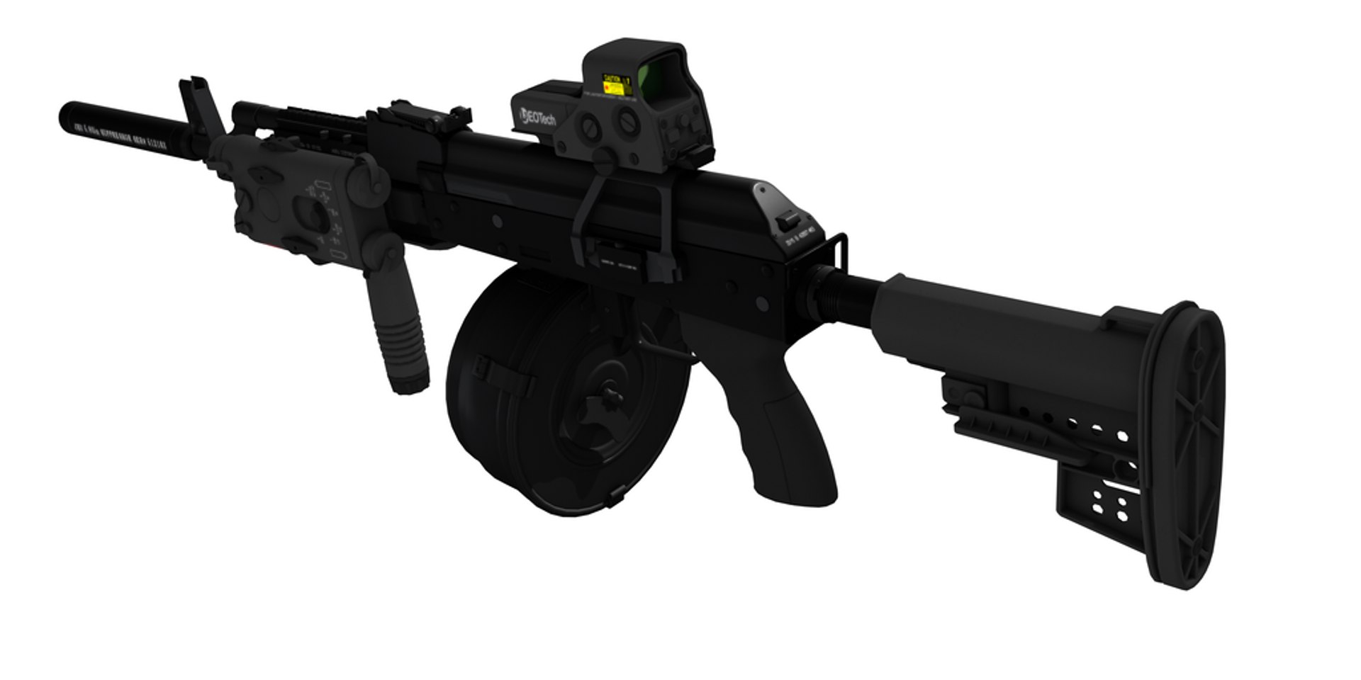 3d weapons m4 sopmod scar-h