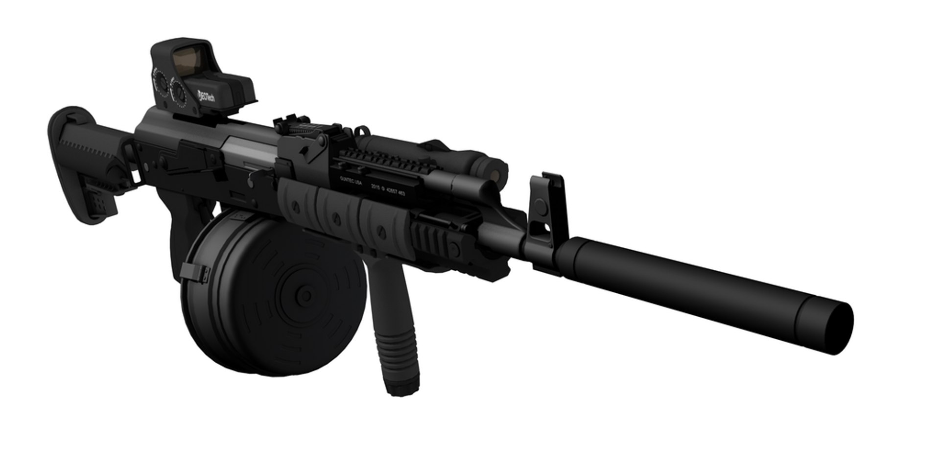 3d weapons m4 sopmod scar-h
