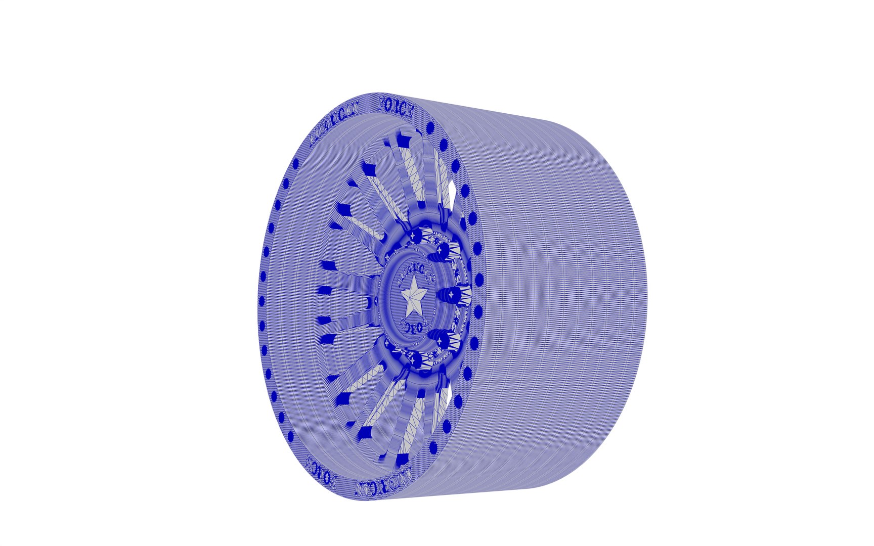 AMERICAN RACING CK10 QUANTUM CC WHEEL RIM 3D - TurboSquid 2147667