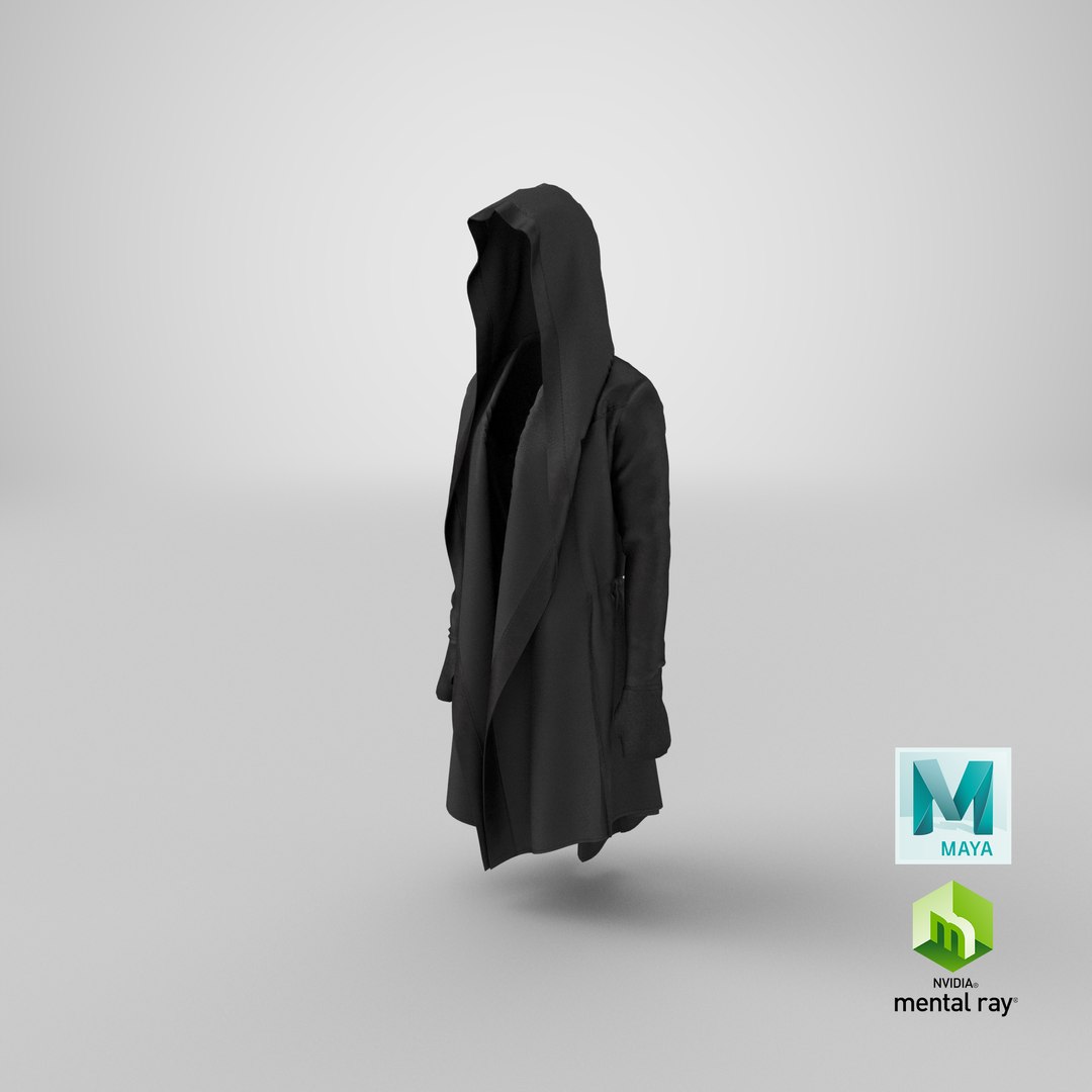 3D model black cloak - TurboSquid 1603356