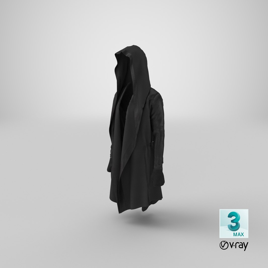 3D model black cloak - TurboSquid 1603356